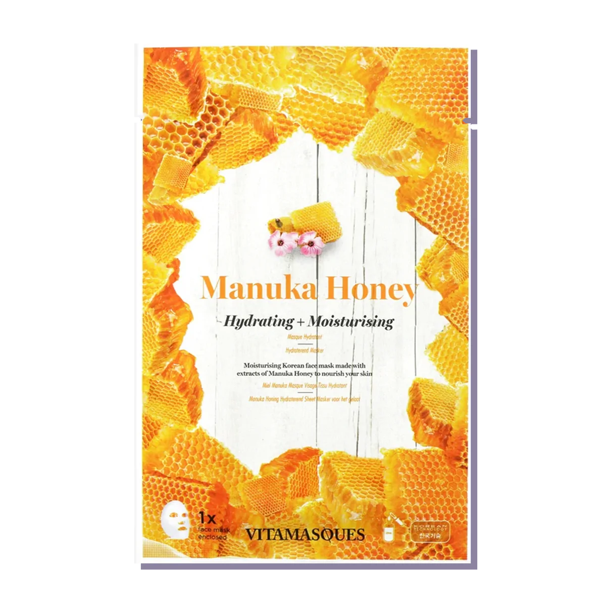 Vitamasques Manuka Honey Face Sheet Mask – WrappedRhodeIsland